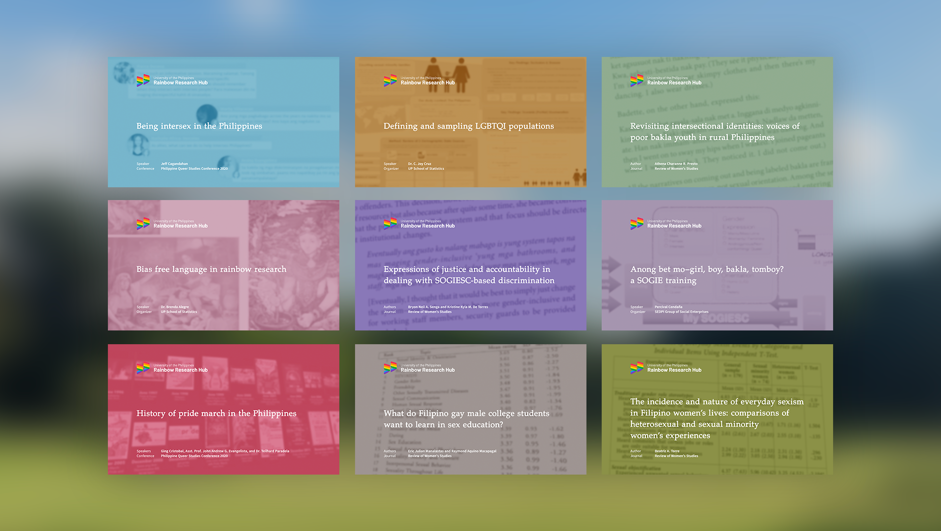 UP Rainbow Research Hub